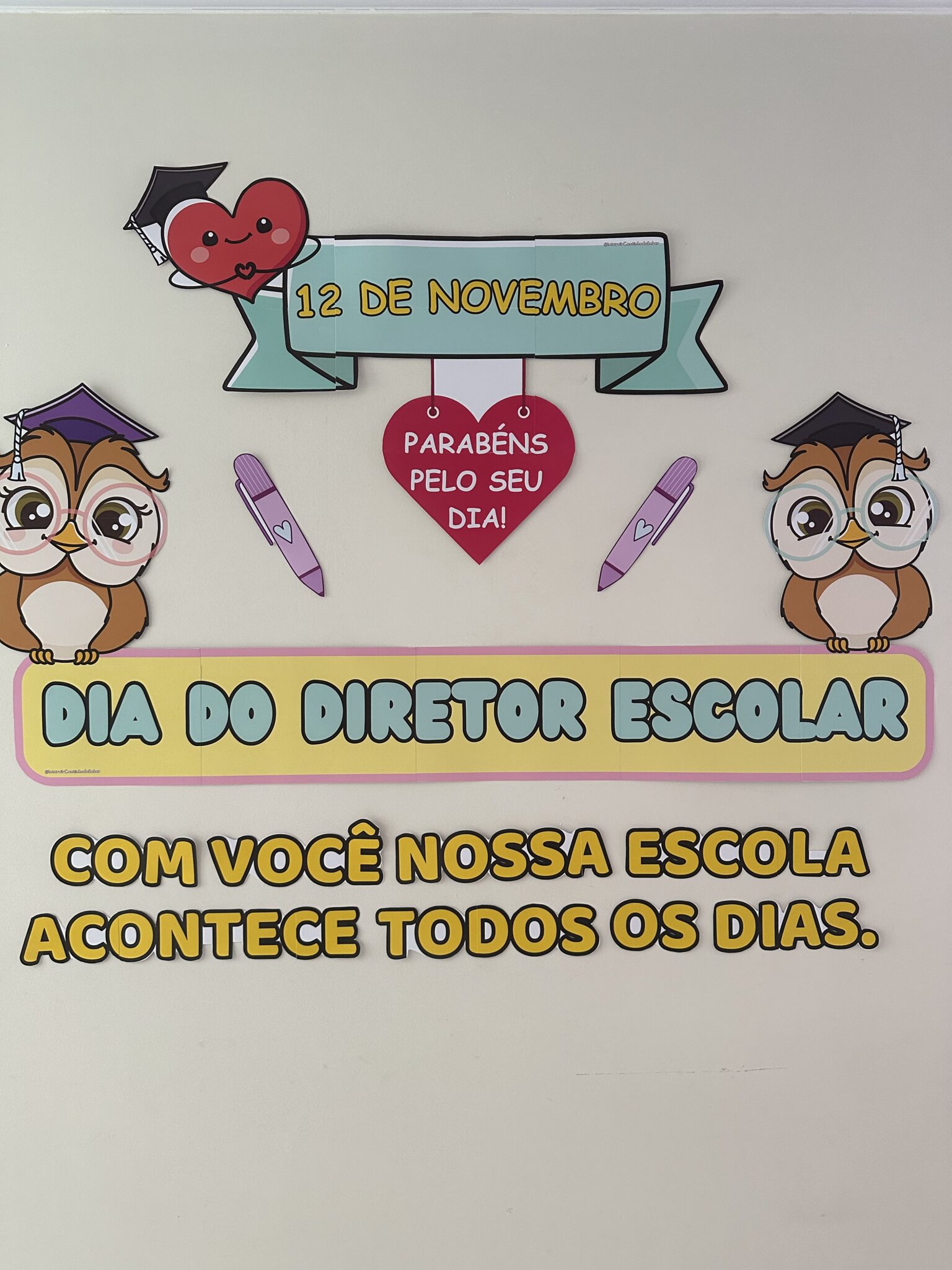 Mini kit Dia do Diretor Escolar – Intervir cantinho do saber – Prof ...