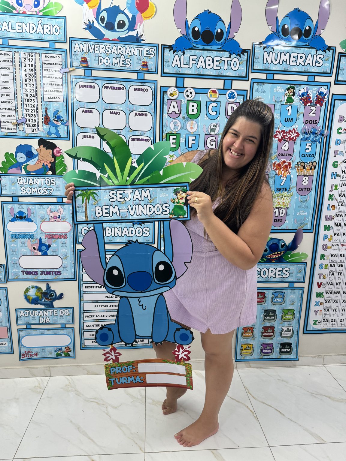 Kit arrumação sala de aula com o tema LILO & STITCH – Intervir cantinho ...