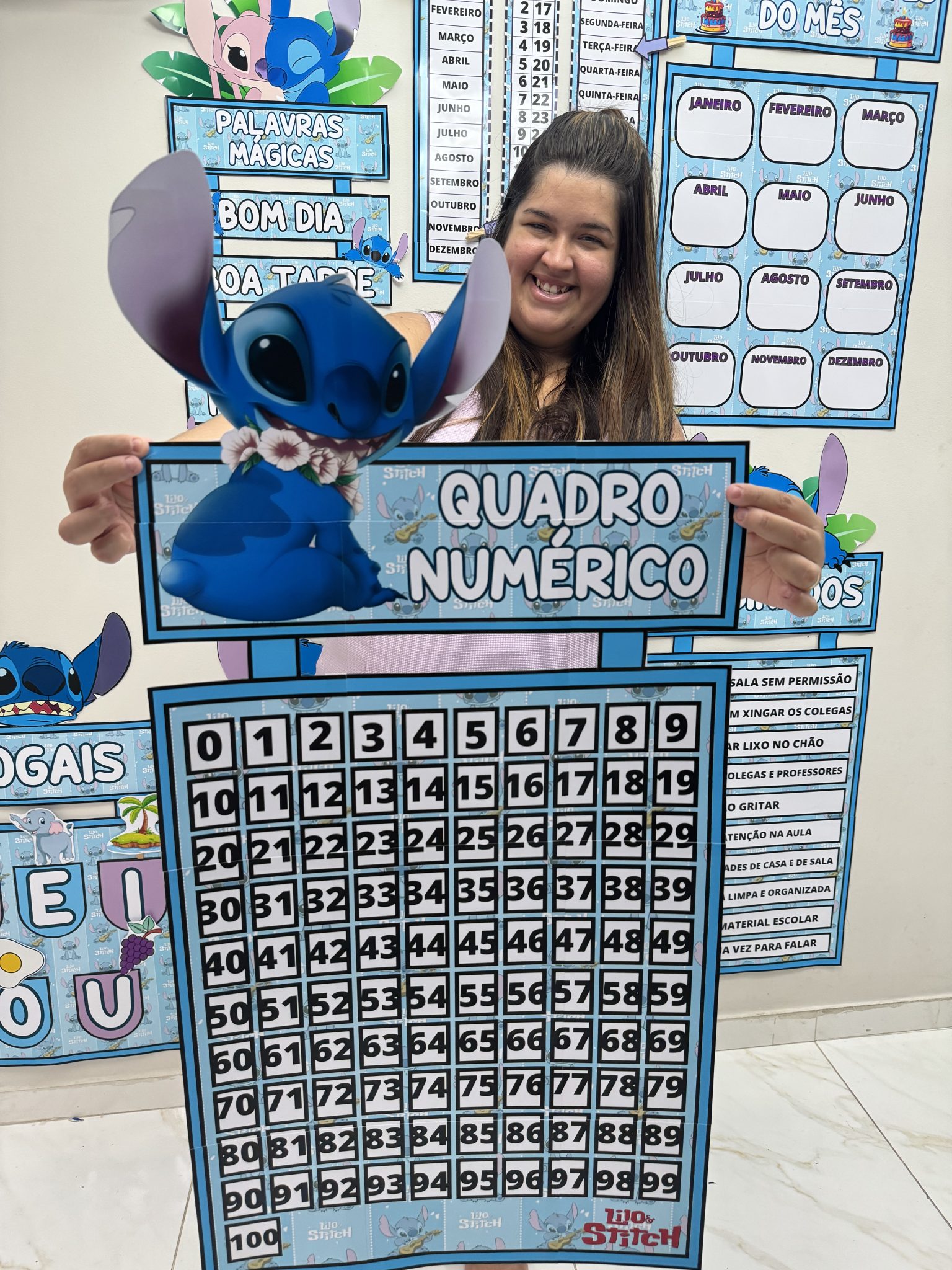 Kit arrumação sala de aula com o tema LILO & STITCH – Intervir cantinho ...